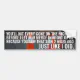 Merging Bumper Sticker | Zazzle