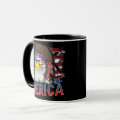 Merica Bald Eagle Mullet 4th of July American Mug | Zazzle