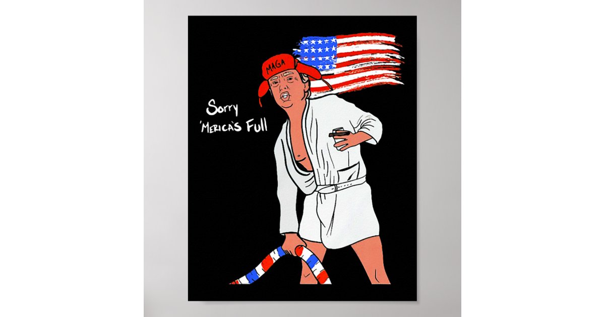 Mericas Full Trump Maga Poster | Zazzle