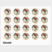 Merida - Brave Princess Classic Round Sticker | Zazzle