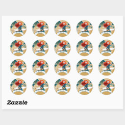 Merida - Brave Princess Classic Round Sticker | Zazzle