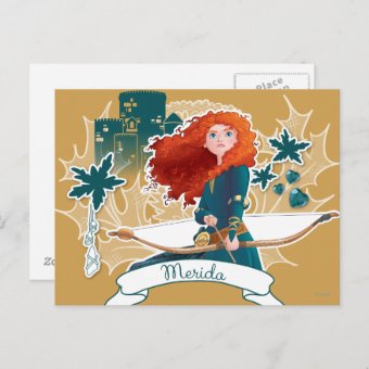 Merida - Brave Princess Postcard | Zazzle