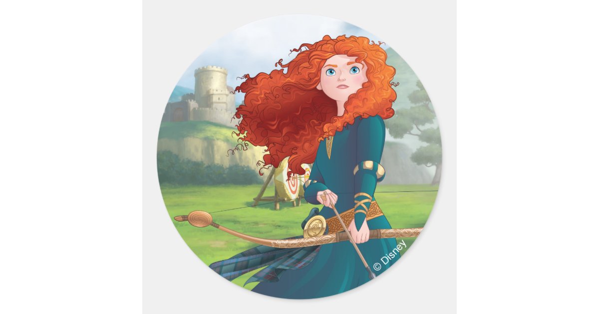 Merida | Let's Do This Classic Round Sticker | Zazzle