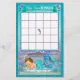 Mermaid Baby Shower Bingo Game Card #130 | Zazzle