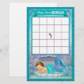 Mermaid Baby Shower Bingo Game Card #130 | Zazzle