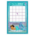 Mermaid Baby Shower Bingo Game Card #136 | Zazzle