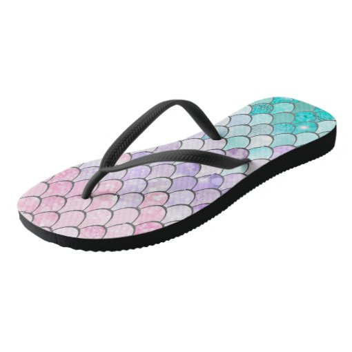 Mermaid Beach Flip Flops | Zazzle