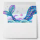 Mermaid Birthday Invitation Envelope | Zazzle