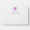 Mermaid Birthday Invitation Envelope | Zazzle