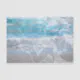 Mermaid Blue White Distressed Ocean Waves Tissue Paper | Zazzle