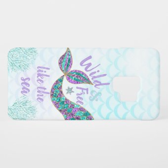 Mermaid cell phone case, scales, glitter look Case-Mate samsung galaxy ...