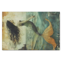 MERMAID DECOUPAGE TISSUE PAPER | Zazzle