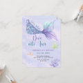 Mermaid Dive Into Five 5th Birthday Party Invitation | Zazzle