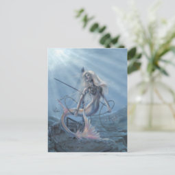 Mermaid Explorer Postcard | Zazzle