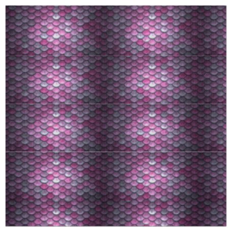 Fish Scales Pattern Fabric | Zazzle