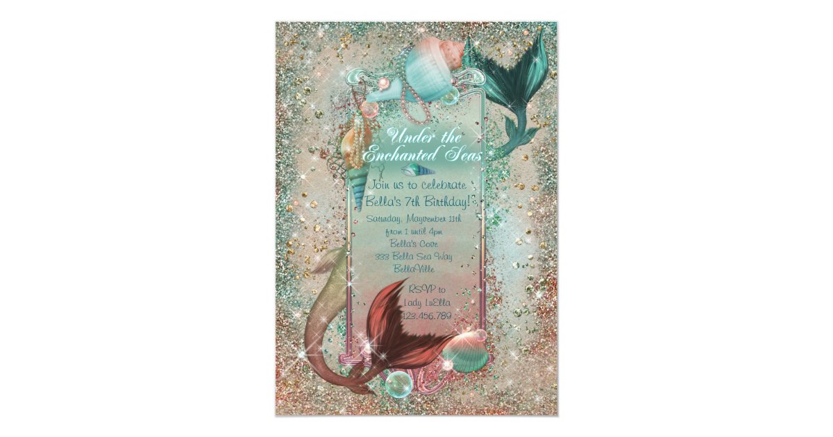 Mermaid Invitations | Zazzle.com