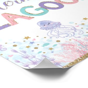 Mermaid Lagoon Sign Underwater Sea Beach Ocean | Zazzle