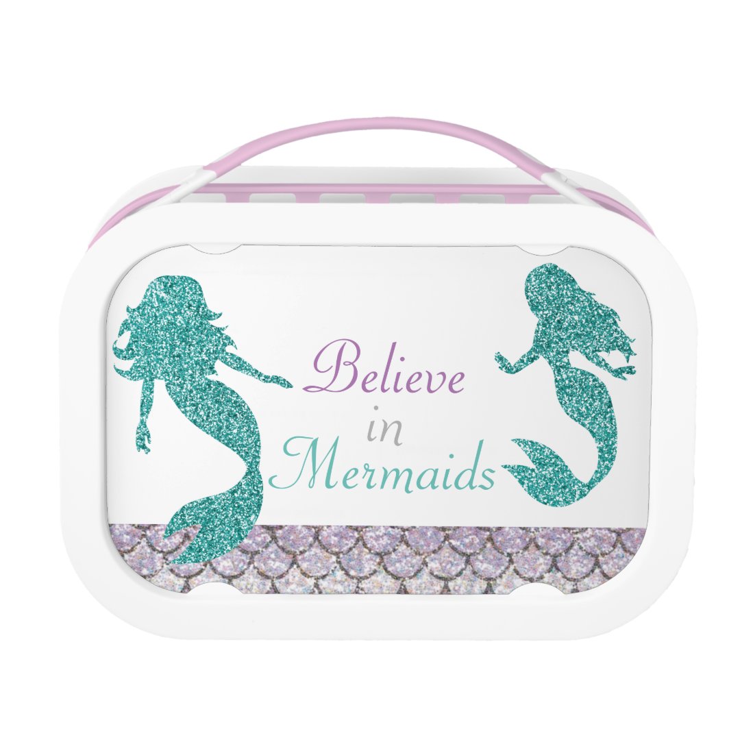 Mermaid Lunch box, Girls School Lunch box | Zazzle