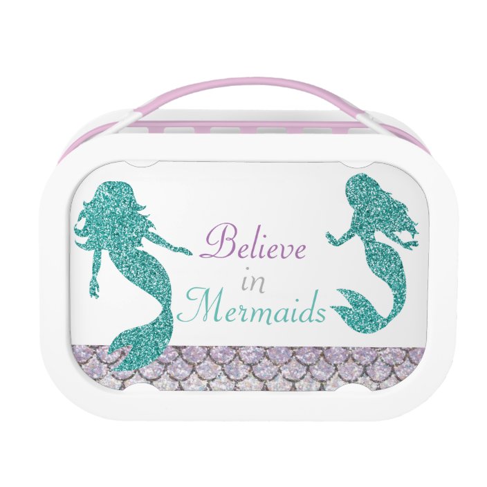Mermaid Lunch box, Girls School Lunch box | Zazzle.com
