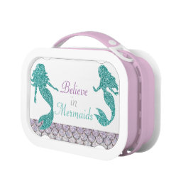 Mermaid Lunch box, Girls School Lunch box | Zazzle