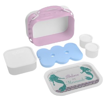 Mermaid Lunch box, Girls School Lunch box | Zazzle