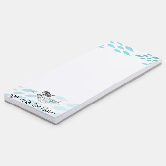 Mermaid Magnetic Notepad | Zazzle