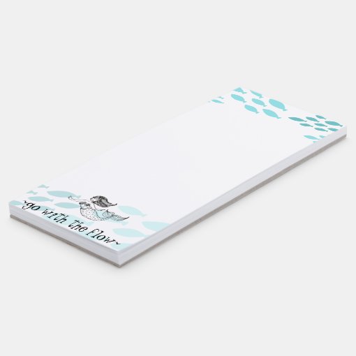 Mermaid Magnetic Notepad | Zazzle