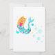 Mermaid MerCat Cute Watercolor 1st Birthday Invitation | Zazzle
