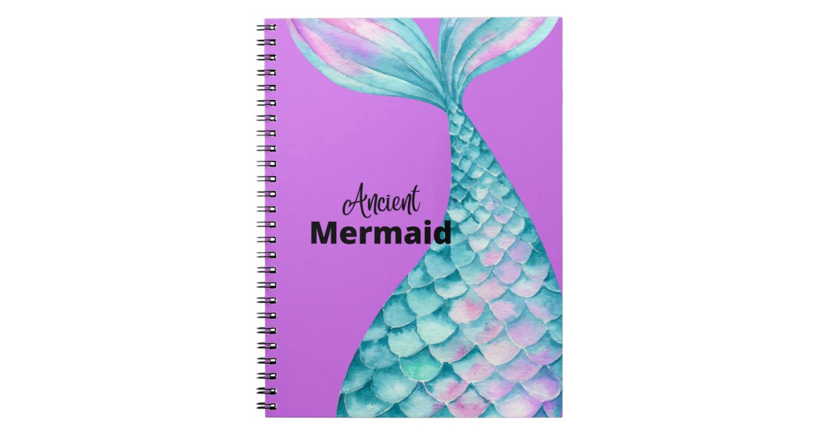 Mermaid Notebook for School, Home, or Office | Zazzle