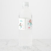 Mermaid party label, mermaid water bottle label | Zazzle