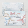 Mermaid Party Personalized with Mermaid Puns Thank You Card | Zazzle