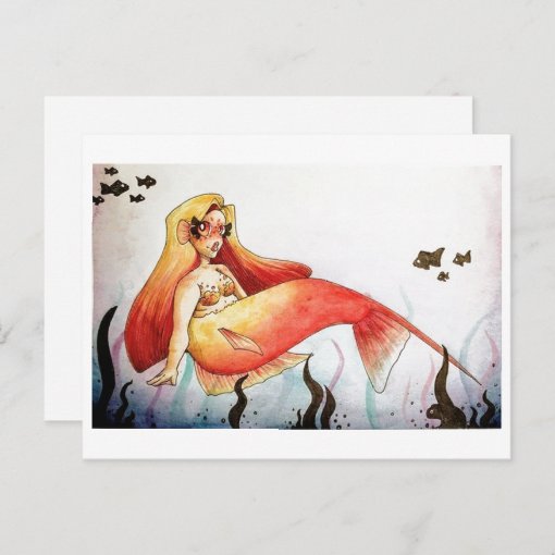Mermaid Postcard | Zazzle