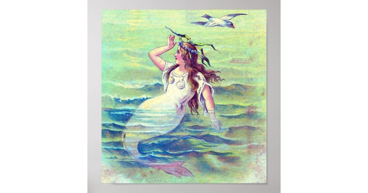 Mermaid Poster | Zazzle
