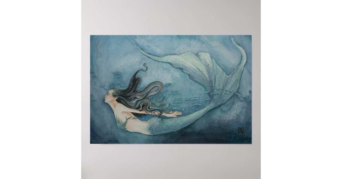 Mermaid Poster | Zazzle