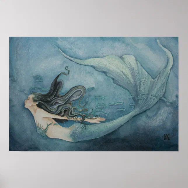 Mermaid Poster | Zazzle
