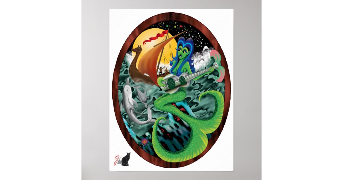 Mermaid Poster | Zazzle