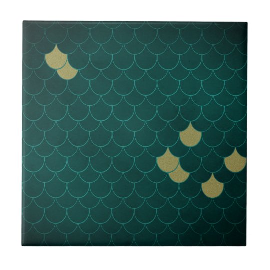 Mermaid Scales Ceramic Tile | Zazzle.com