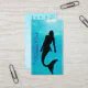 Mermaid Silhouette Blue Ocean QR Code Professional Business Card | Zazzle