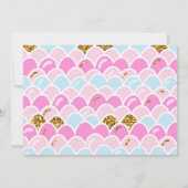 Mermaid Splish Splash Pool Party Girl Birthday Inv Invitation | Zazzle