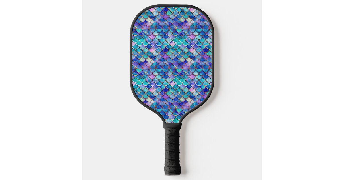 Mermaid Stained Glass Pickleball Paddle | Zazzle