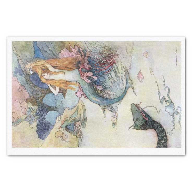Mermaid Tissue Paper | Zazzle