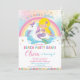 Mermaid Unicorn Beach Party Birthday Blond Invitation | Zazzle
