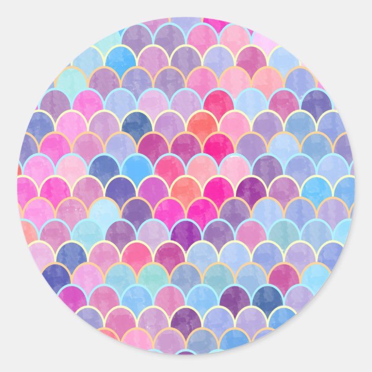 Mermaids Classic Round Sticker | Zazzle
