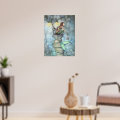 Mermaid's Perch Poster by Molly Harrison | Zazzle