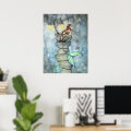 Mermaid's Perch Poster by Molly Harrison | Zazzle