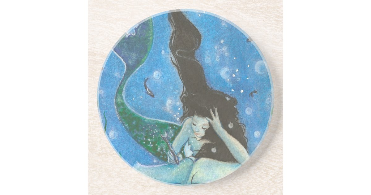 Mermaid's Tale Coaster | Zazzle