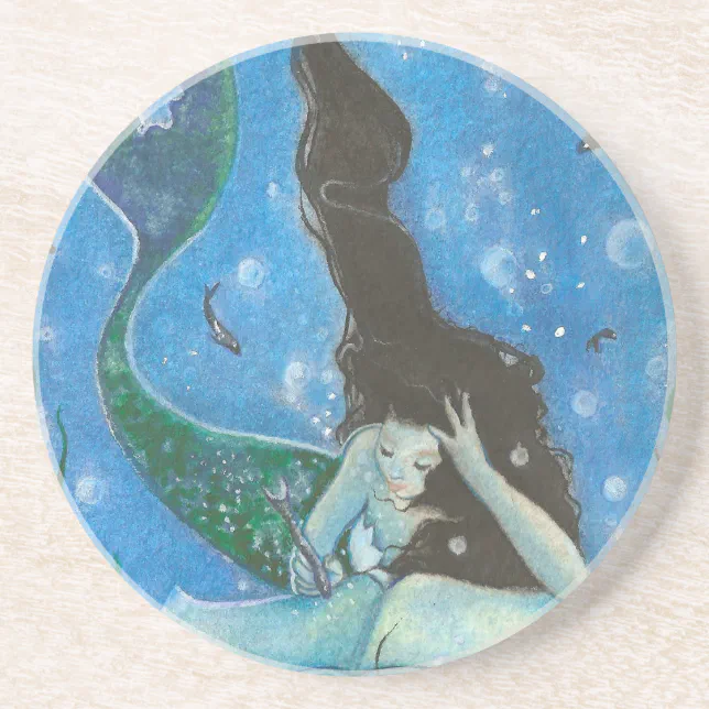 Mermaid's Tale Coaster | Zazzle