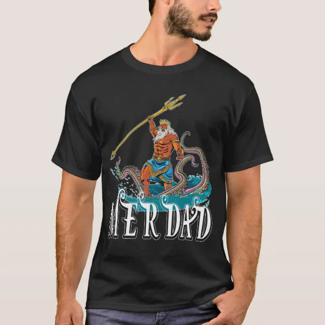 Merman Merdad Mermaid Dad T-Shirt | Zazzle