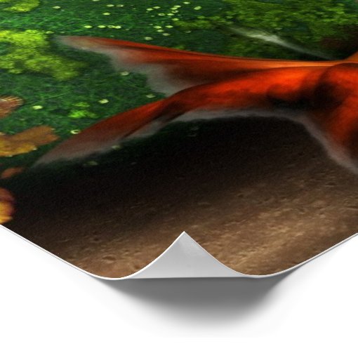 Merman Swimming Poster | Zazzle