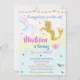 Mermicorn birthday invitation Girl Magical party | Zazzle